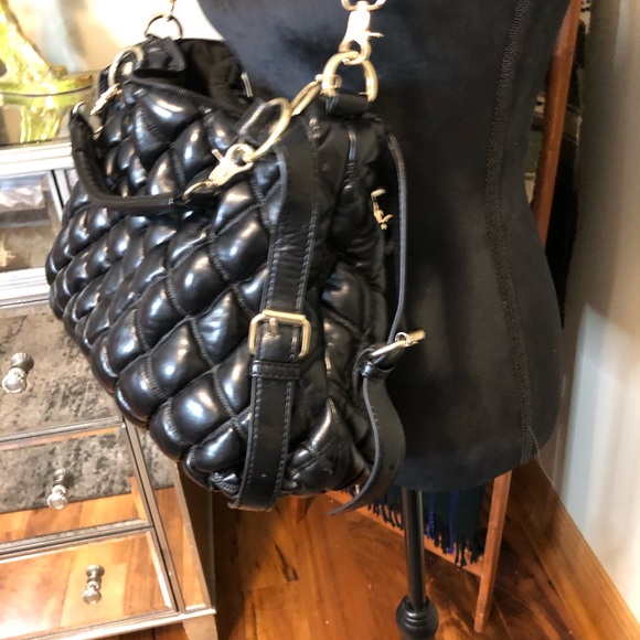 MG collection | Bags | Mg Collection Black Purse Large And Puffy | Poshmark